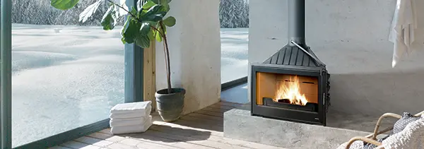 Foyer fermé acier et fonte, foyer à bois ou à granules - Seguin Duteriez