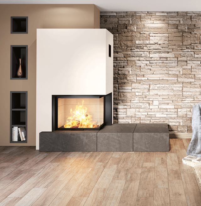 CHEMINÉES d'angle - POÊLE À BOIS, GRANULÉS, CHEMINÉE, FOYER, INSERT